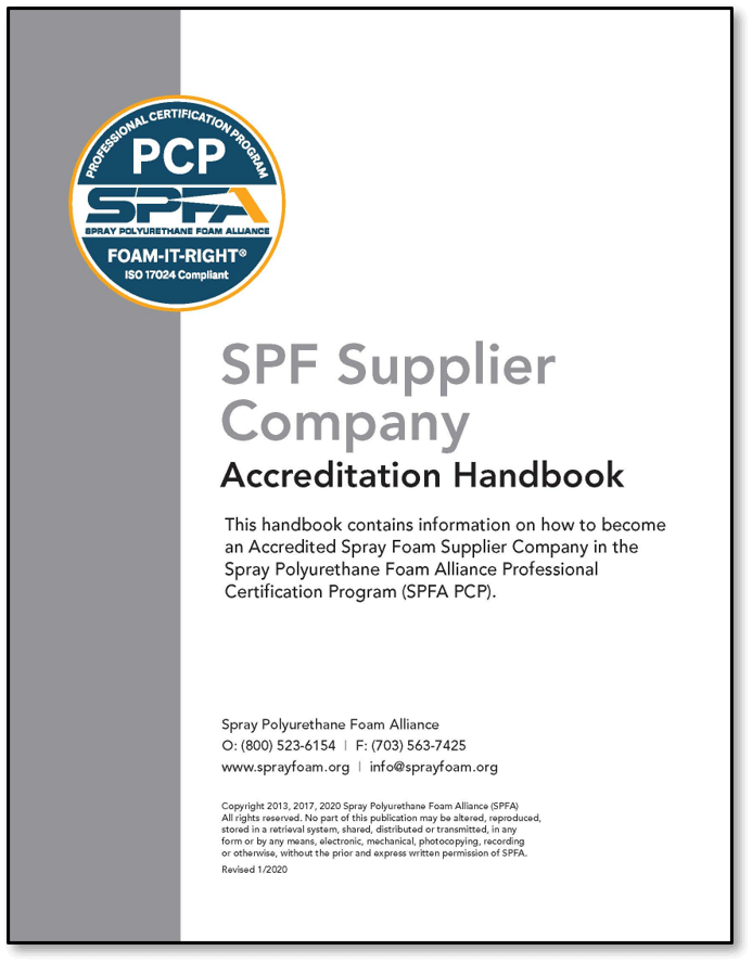 Company Accreditation Programs - Spray Polyurethane Foam Alliance